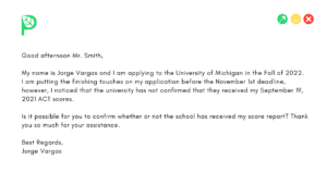 How to write an email to a college admissions office: 3 sample emails