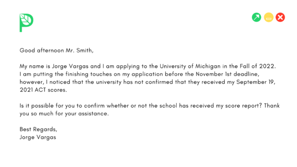 How to write an email to a college admissions office: 3 sample emails