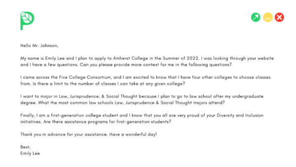 How to write an email to a college admissions office: 3 sample emails
