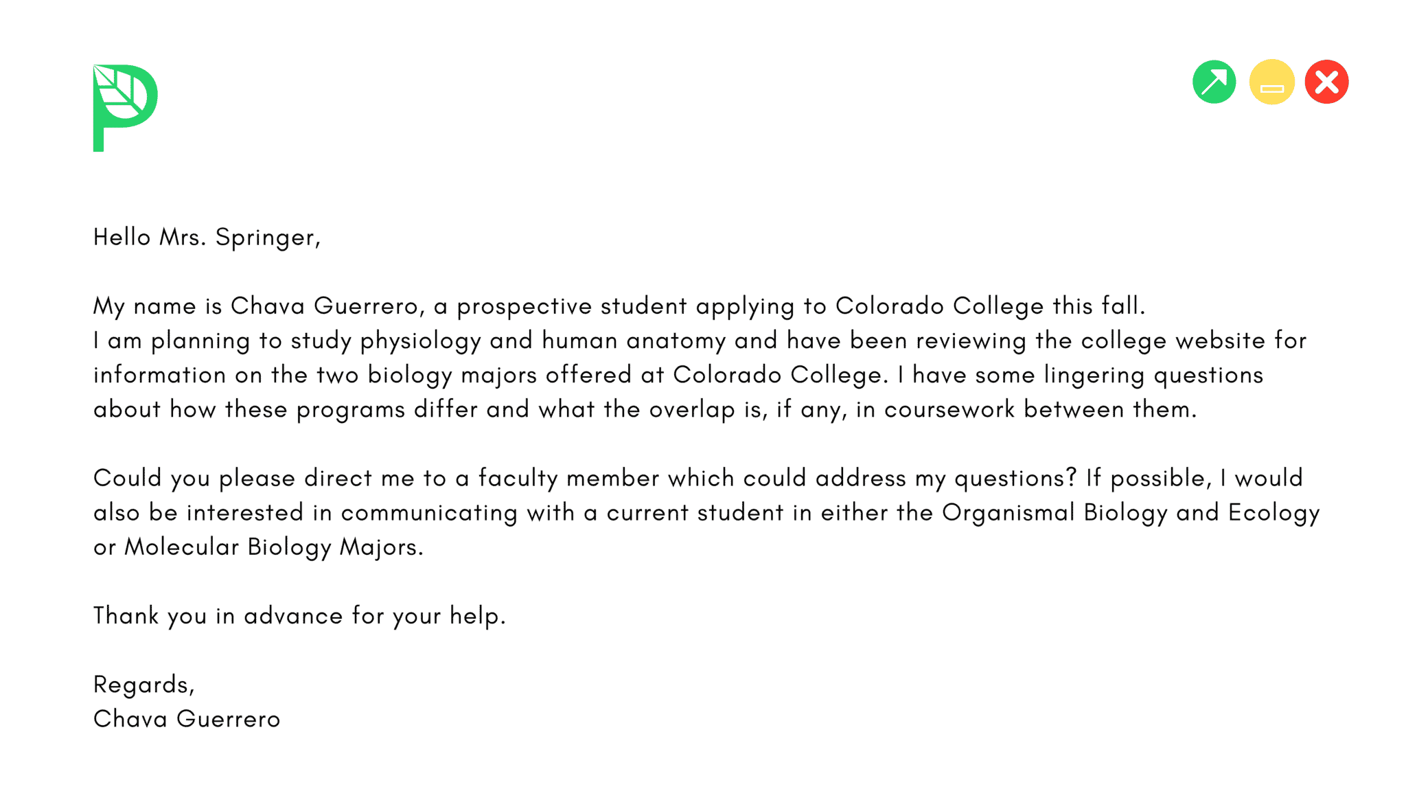 How To Write An Email To A College Admissions Office 3 Sample Emails