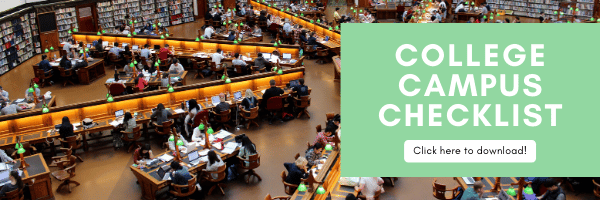 College campus tour checklist