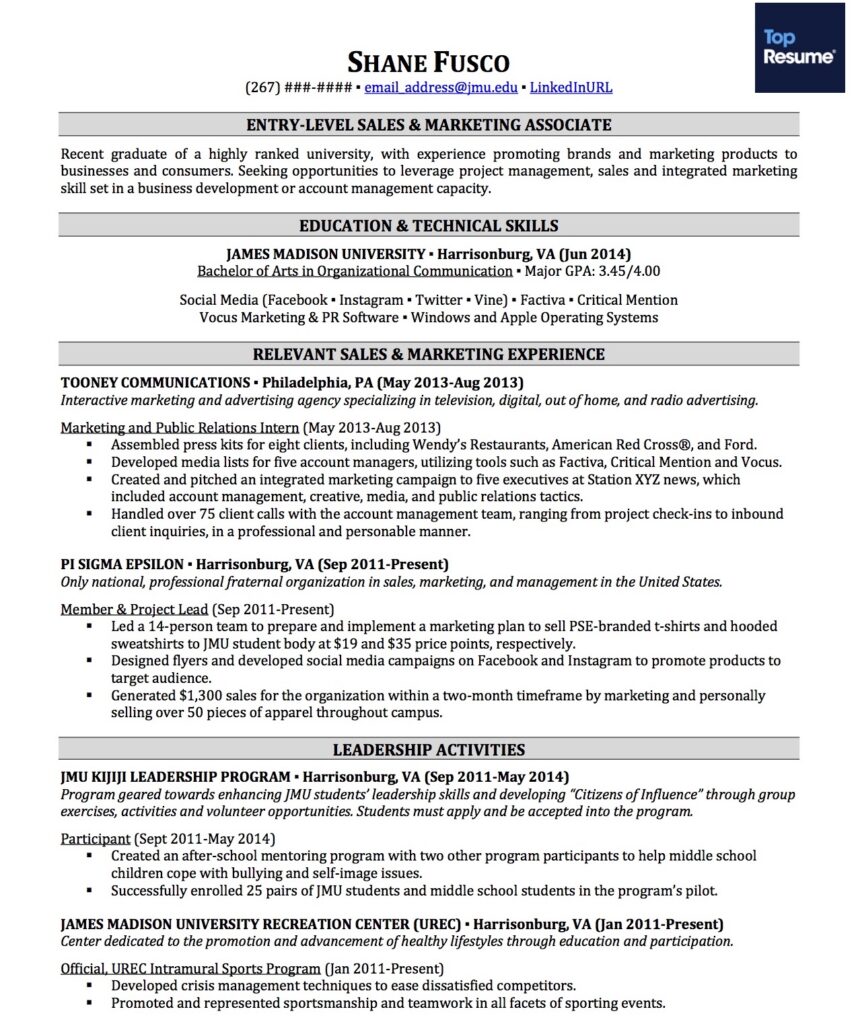 How to Write an Incredible Entry-Level Resume