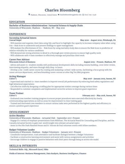 Best Resume Templates 2023 - Prepory