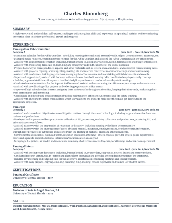 Best Resume Templates 2023 - Prepory