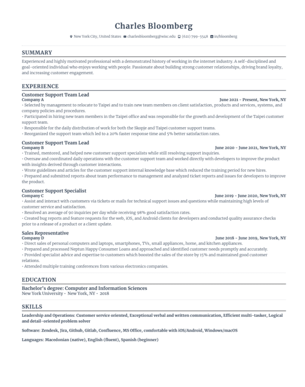 Best Resume Templates 2023 - Prepory
